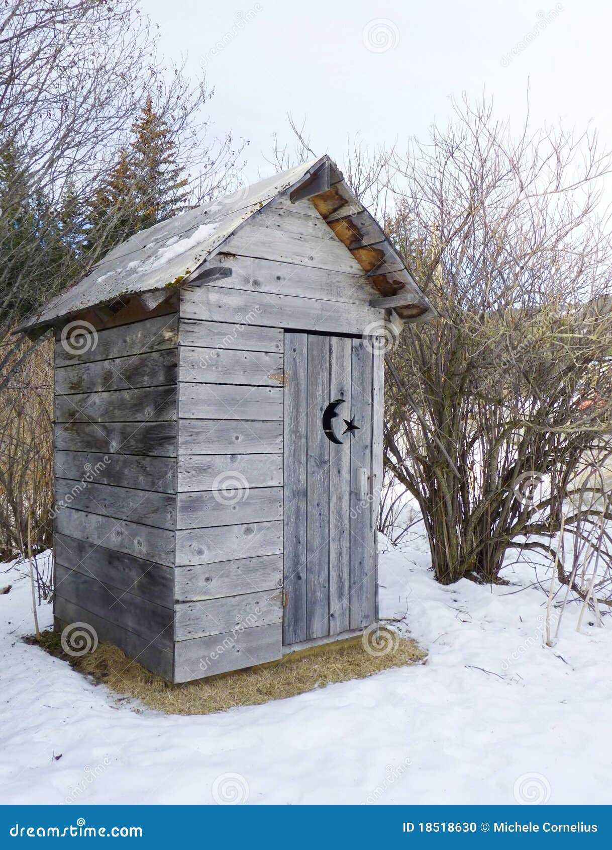 Rustic Alaskan outhouse stock photo. Image of rustic - 18518630