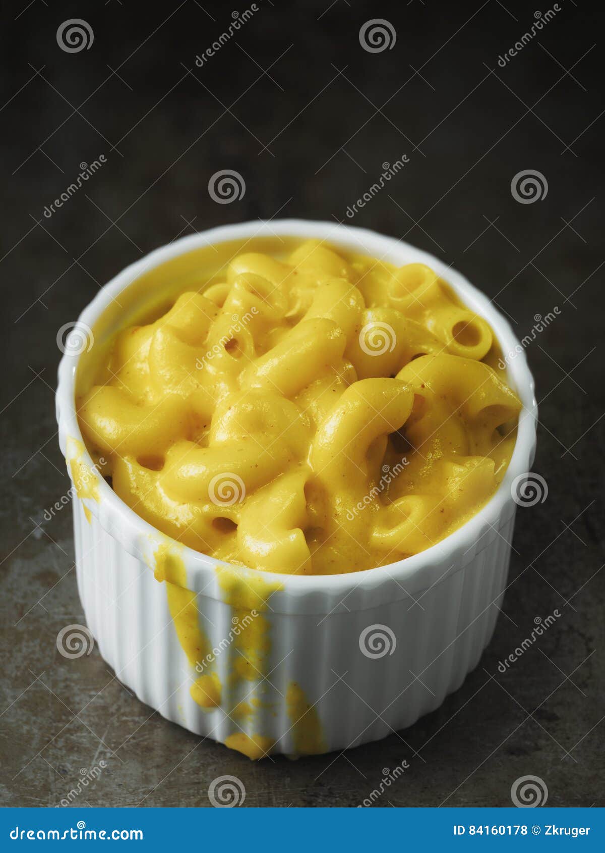Rustic American English Macaroni Cheese Stock Photo - Image of vertical ...