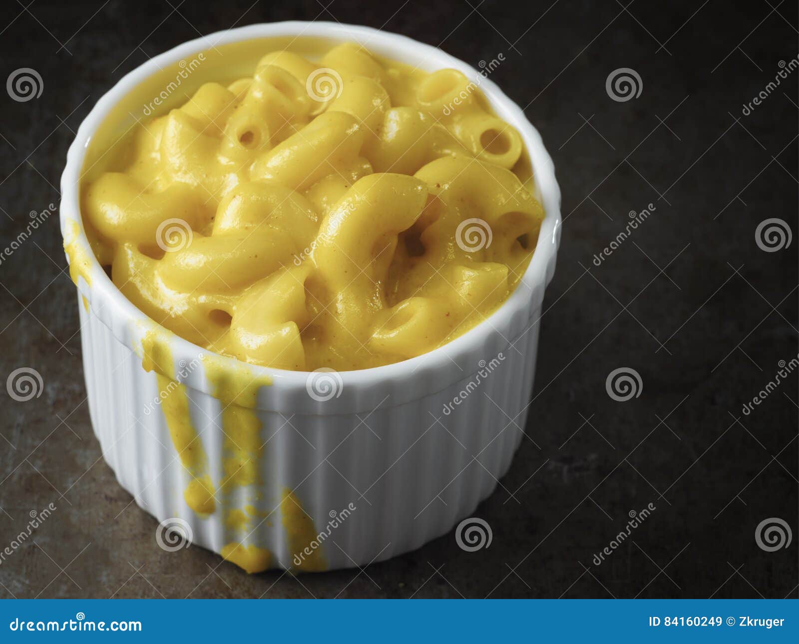 Rustic American English Macaroni Cheese Stock Image - Image of ramekins ...