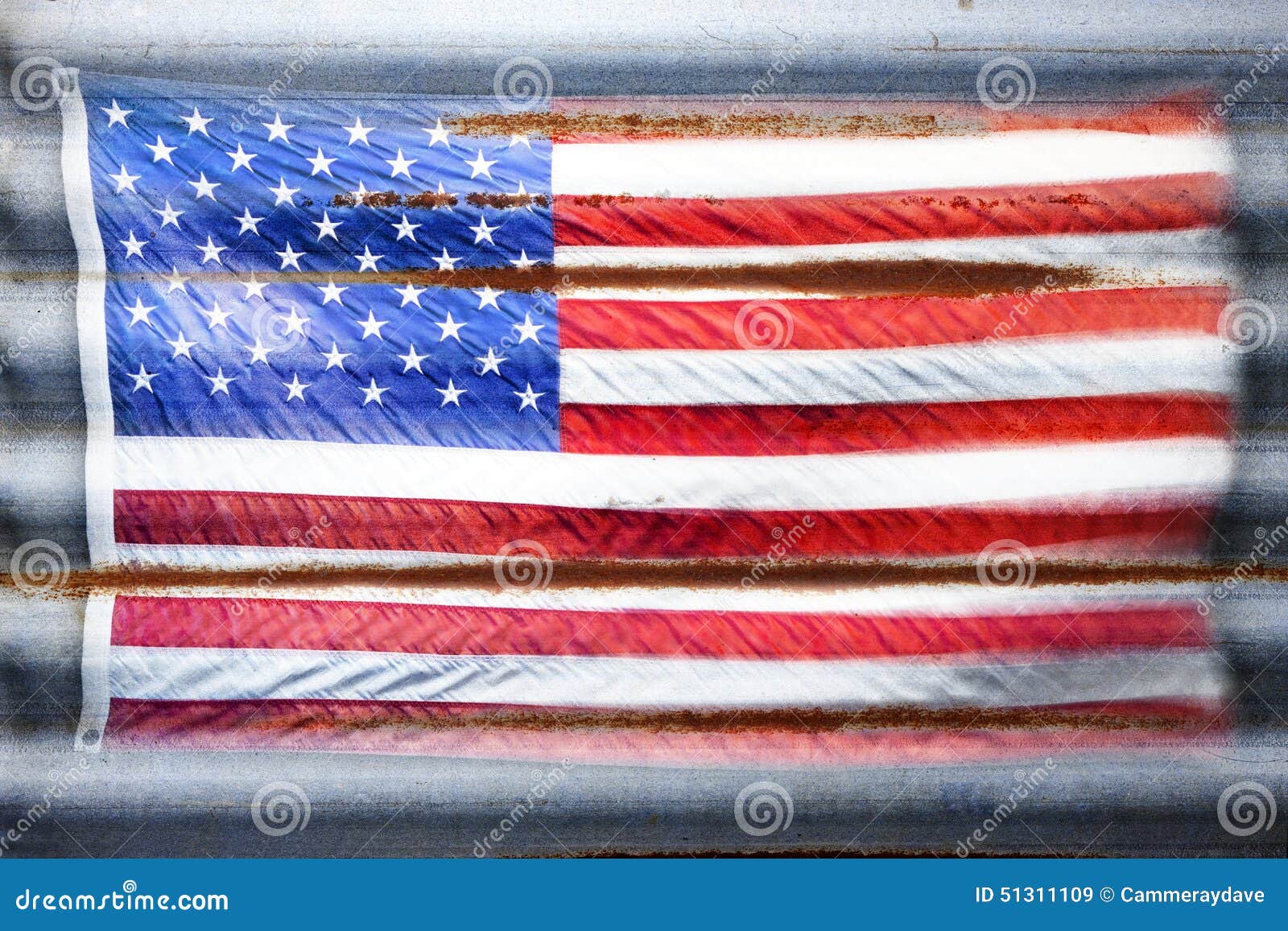 Rustic American Flag Stock Photo | CartoonDealer.com #78457566