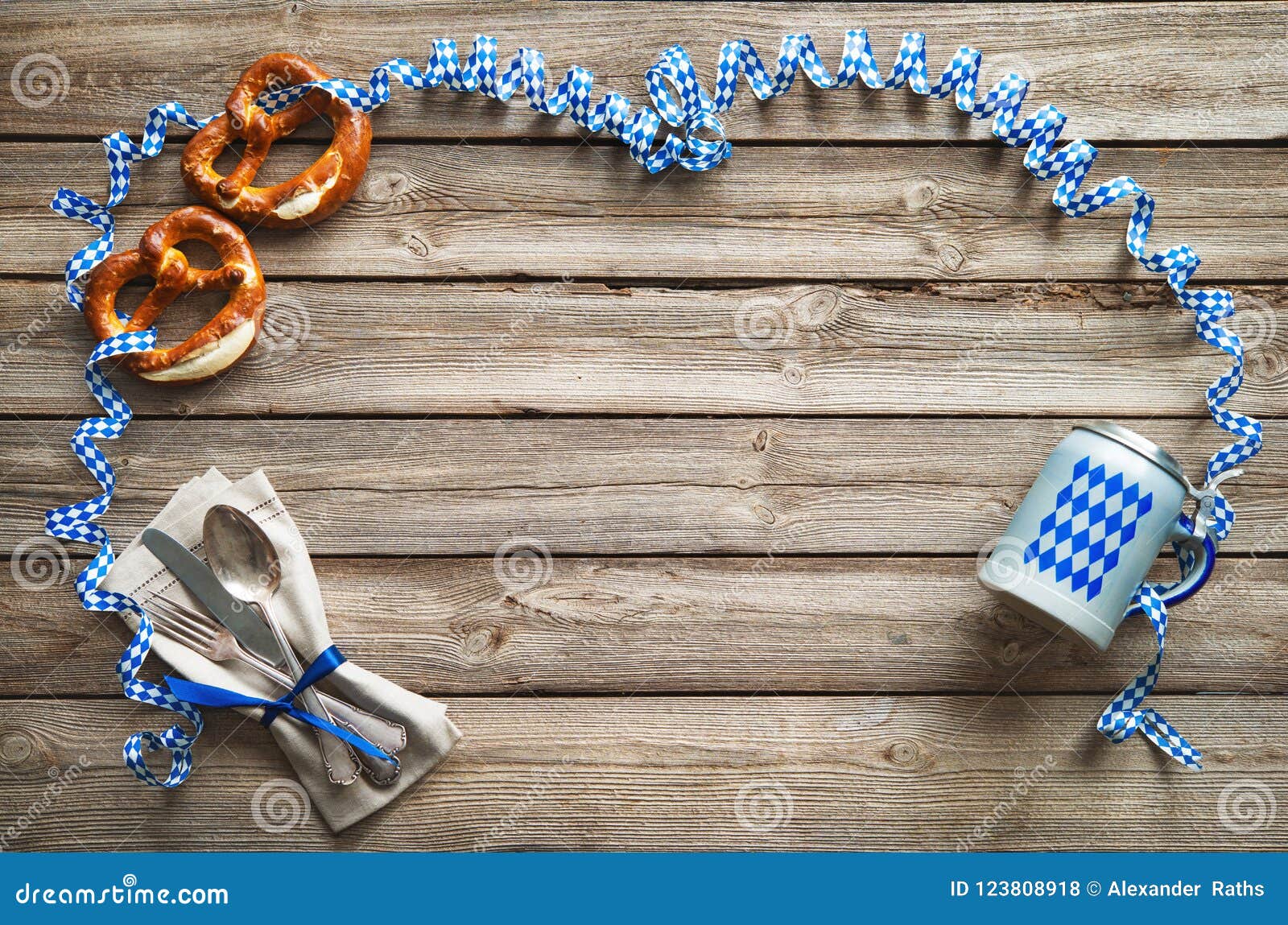 Rustic Background for Oktoberfest Stock Photo - Image of flag, menu ...