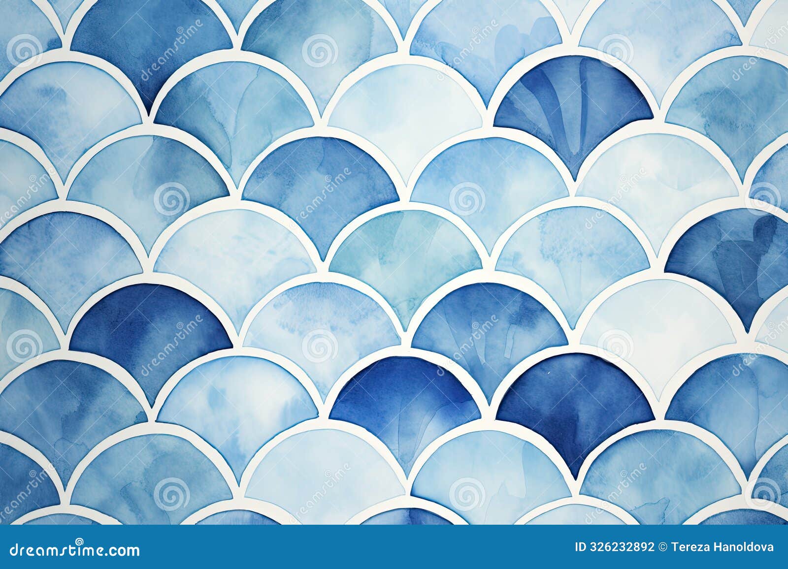 Rustic Background from Old Tiles with Blue Floral Pattern Stock ...