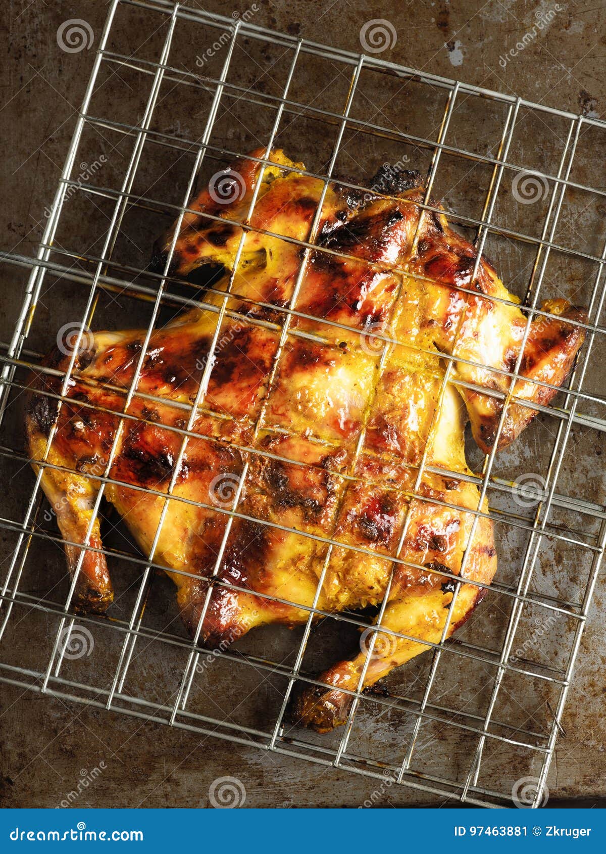 Rustic Barbecued Whole Chicken Stock Image - Image of barbecue, rustic ...