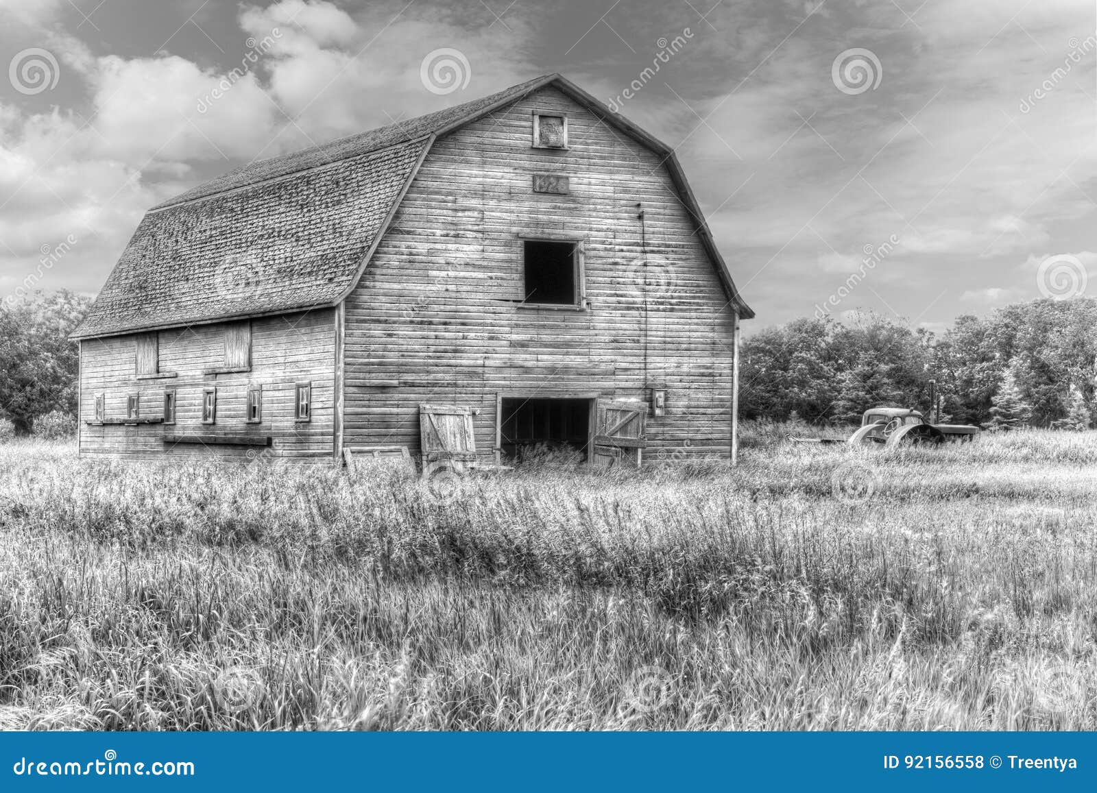 Rustic Barn Scene Stock Photography | CartoonDealer.com #6758462