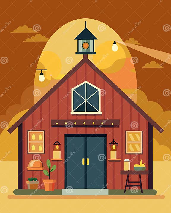 A Rustic Barn Converted into a Museum with Solarpowered Lamps ...