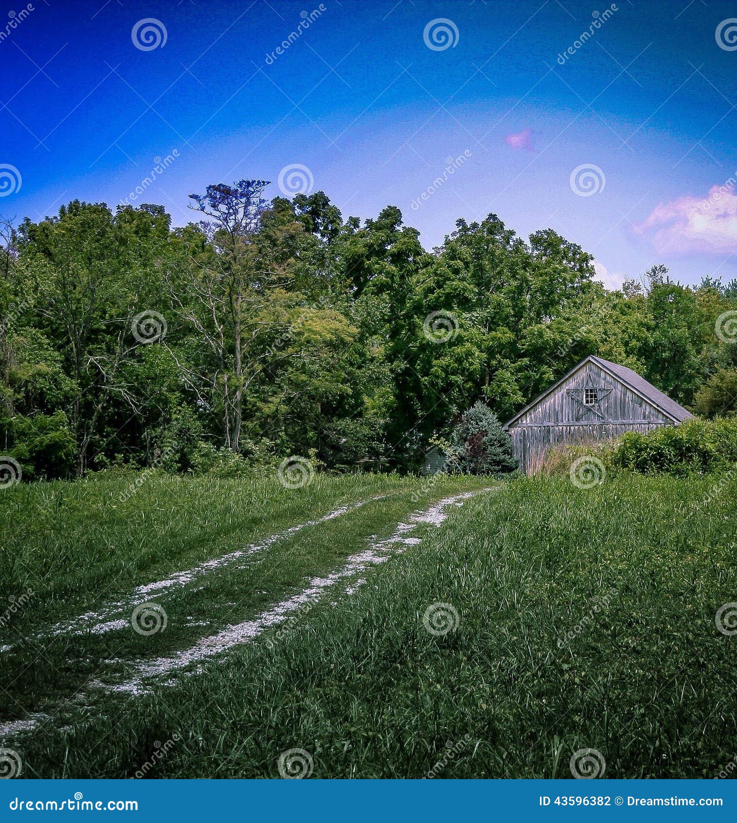 Rustic barn stock photo. Image of field, rustic, daytime - 43596382