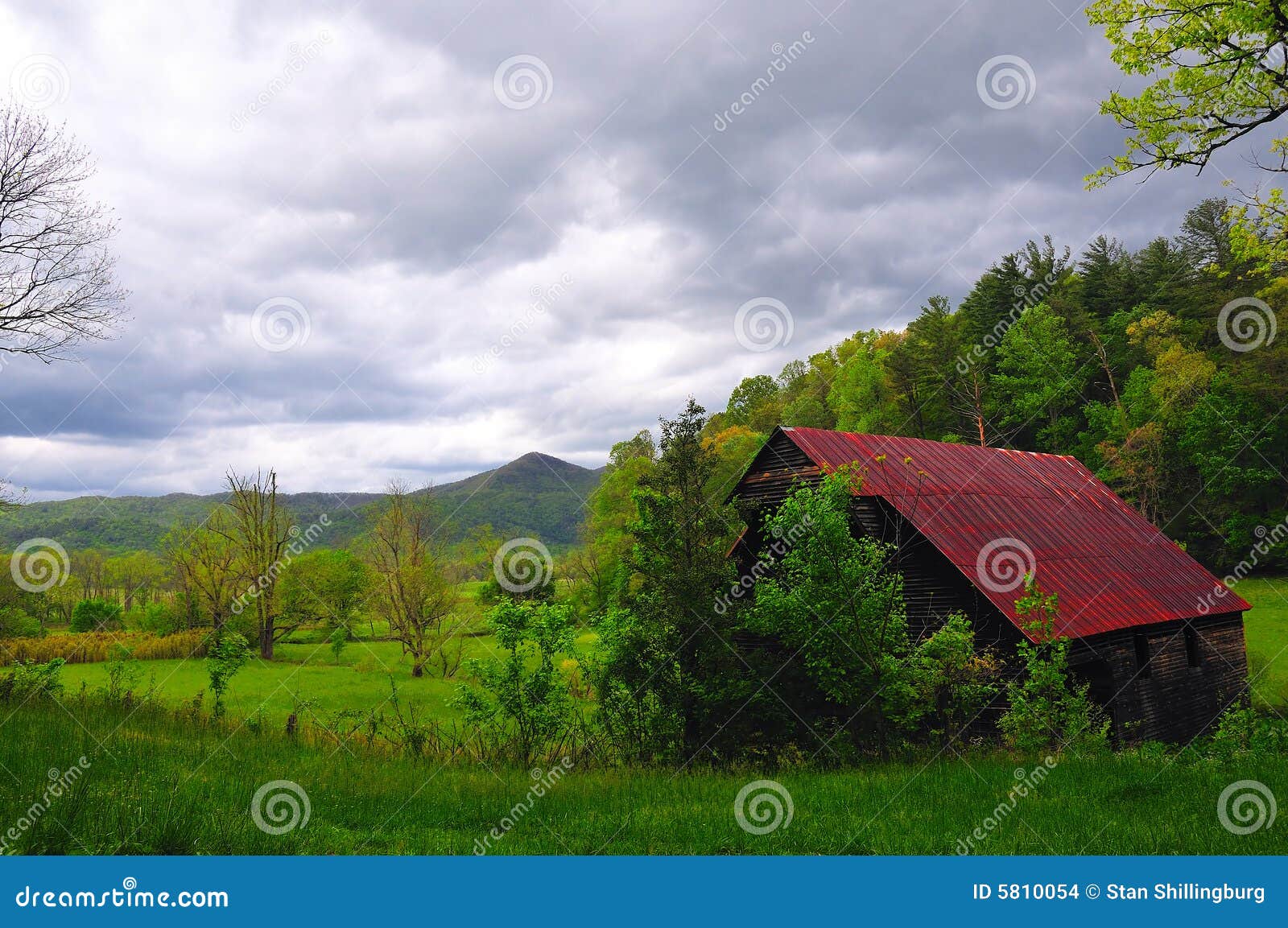 Rustic barn in nature stock photo. Image of quiet, cove - 5810054