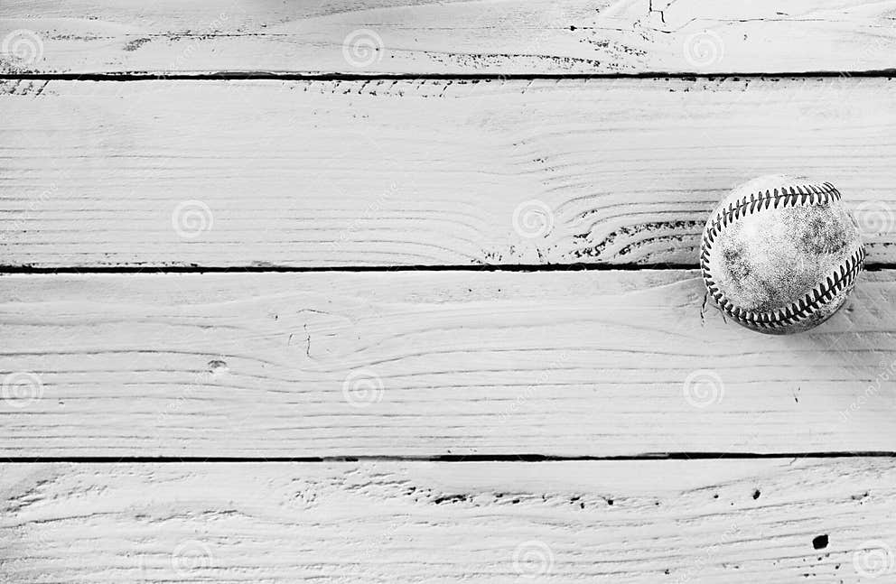 Rustic baseball on wood stock image. Image of sport - 190800387