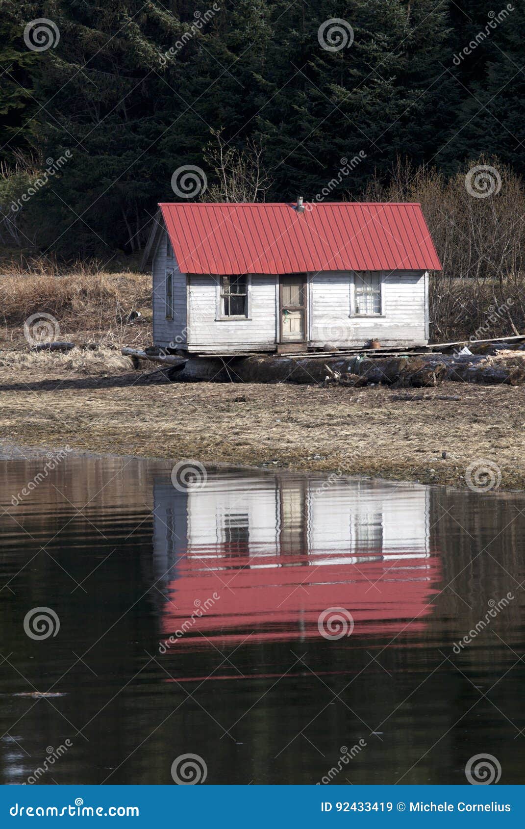 Rustic Beach Hut stock image. Image of vertical, home - 92433419