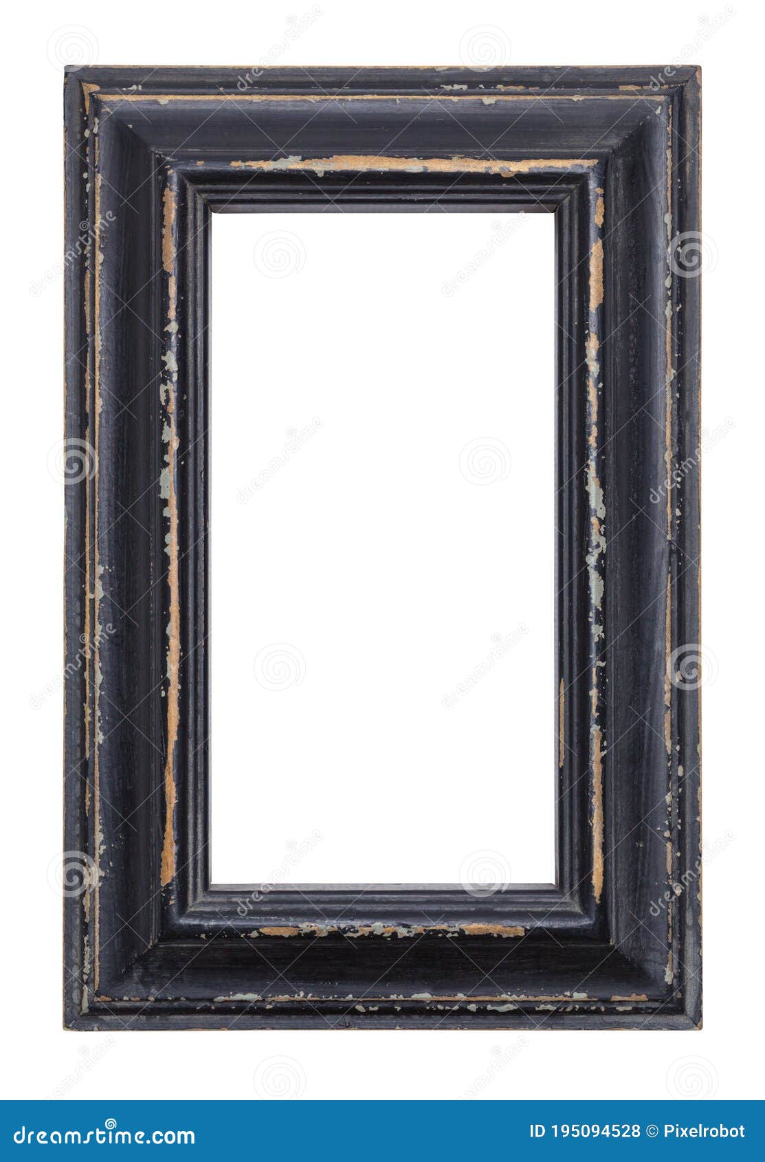 Rustic Black Frame stock photo. Image of rectangle, worn - 195094528