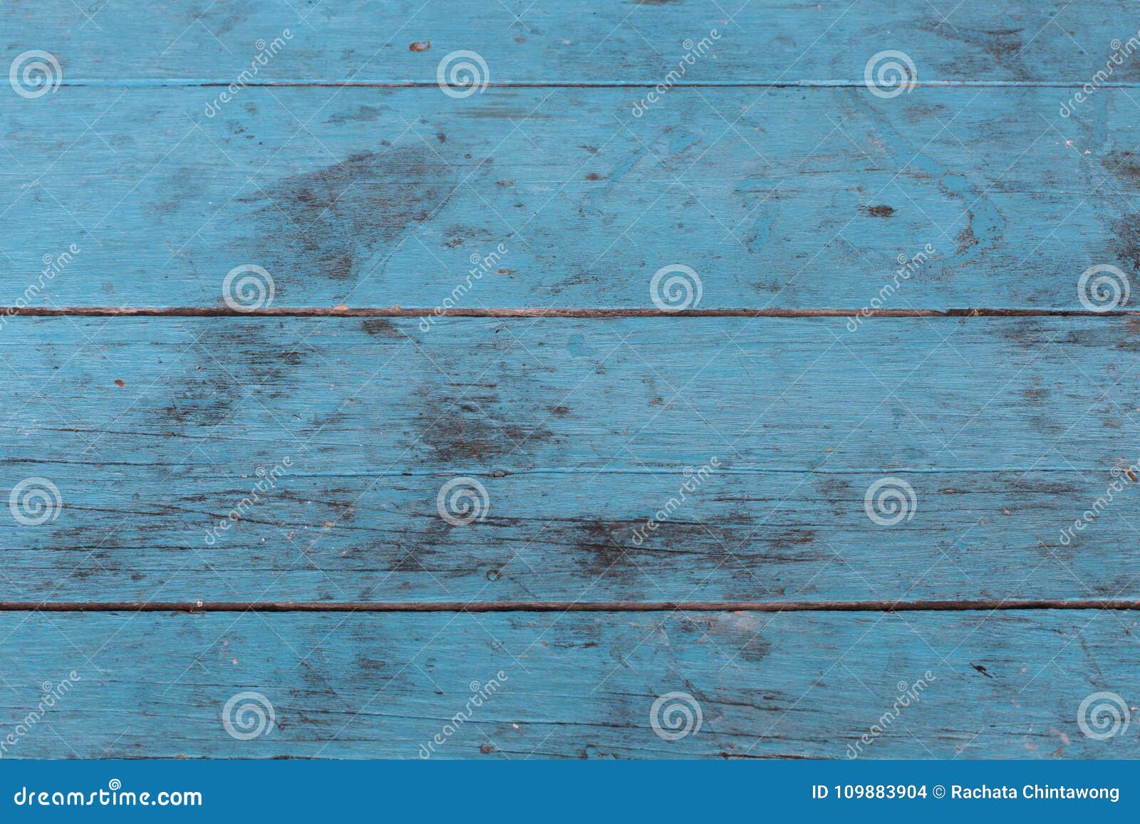 Rustic Blue Wooden Table Surface Stock Photo - Image of paint, closeup ...