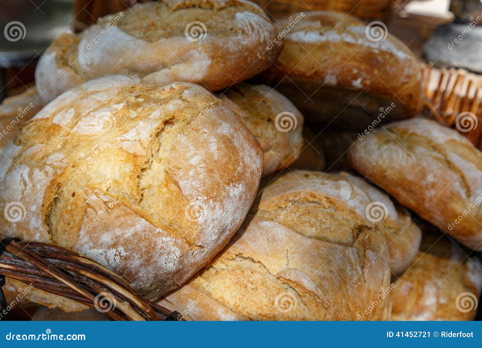 Rustic bread stock image. Image of cereal, group, grain - 41452721