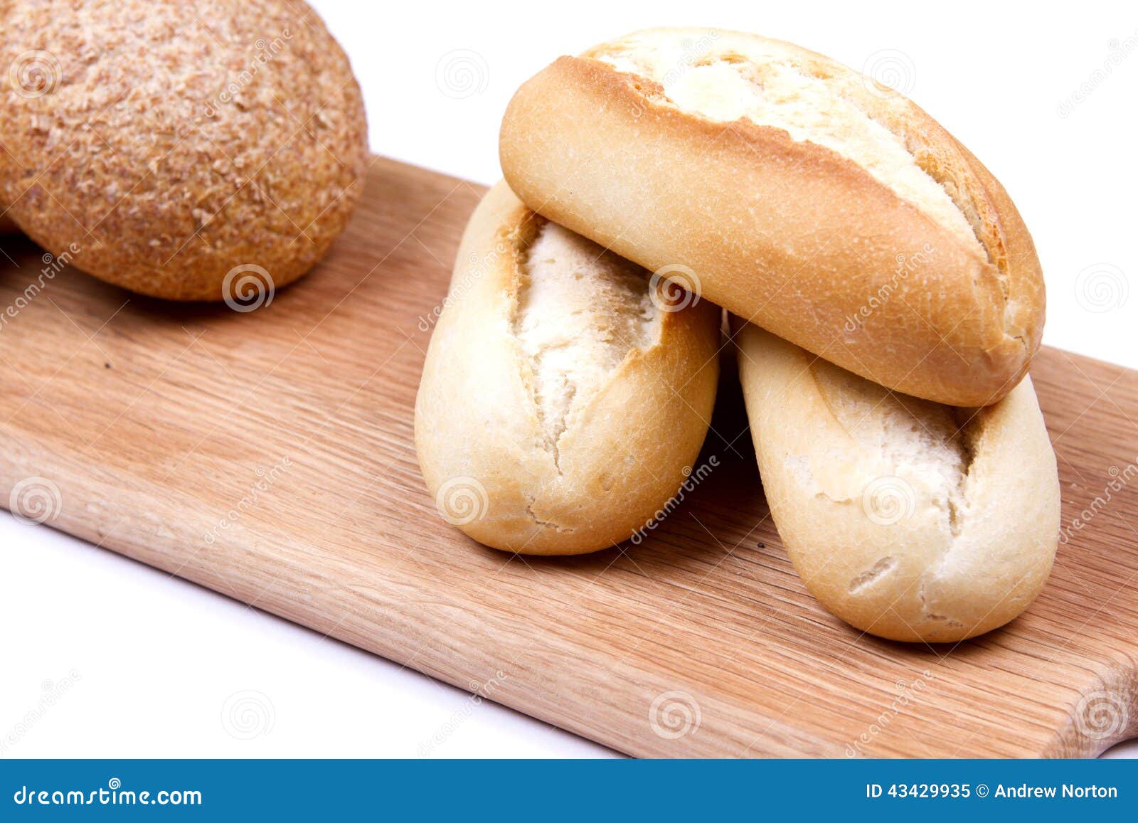Rustic bread roles stock image. Image of selection, rolls - 43429935