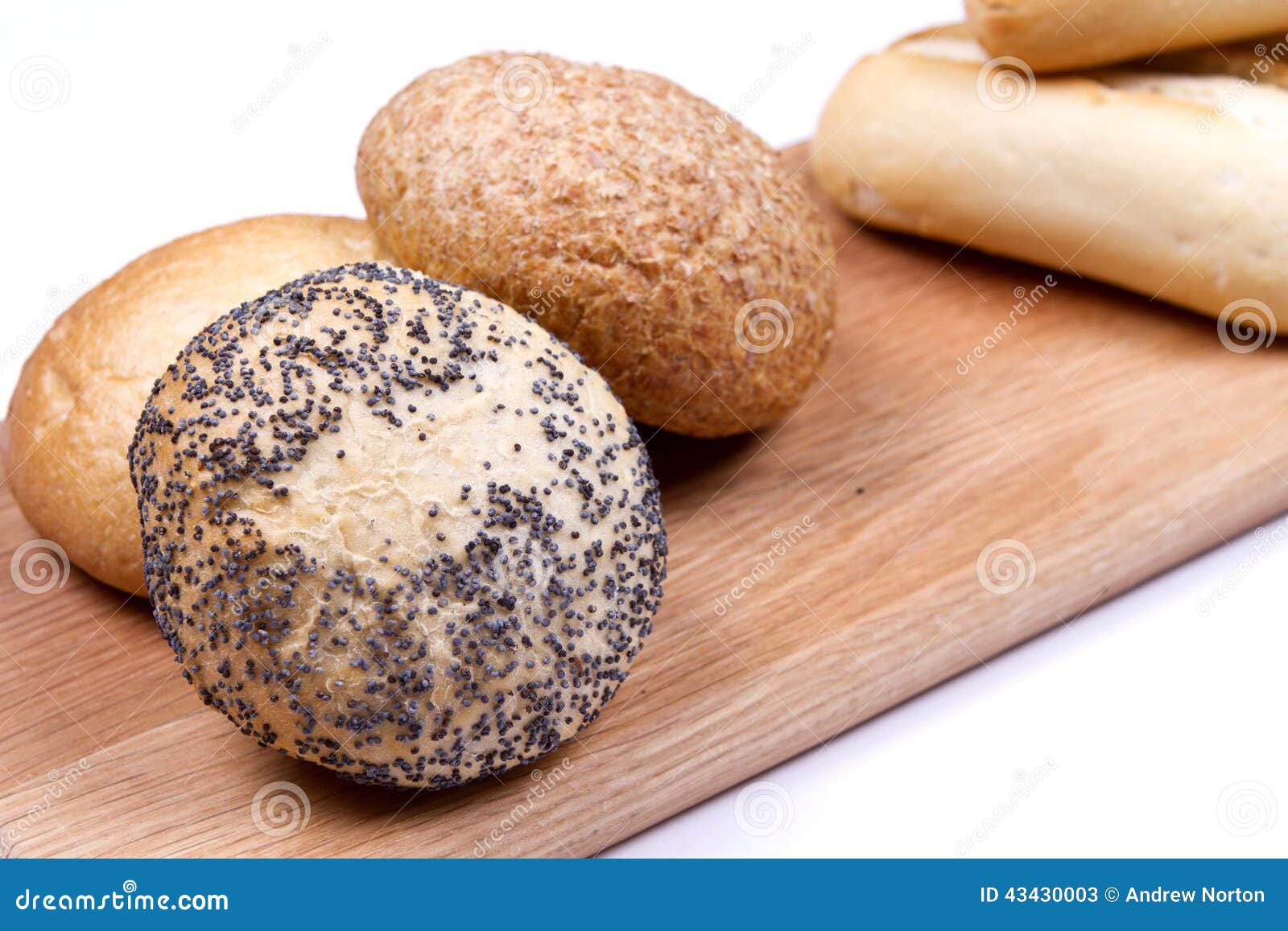 Rustic bread roles stock image. Image of enjoy, selection - 43430003