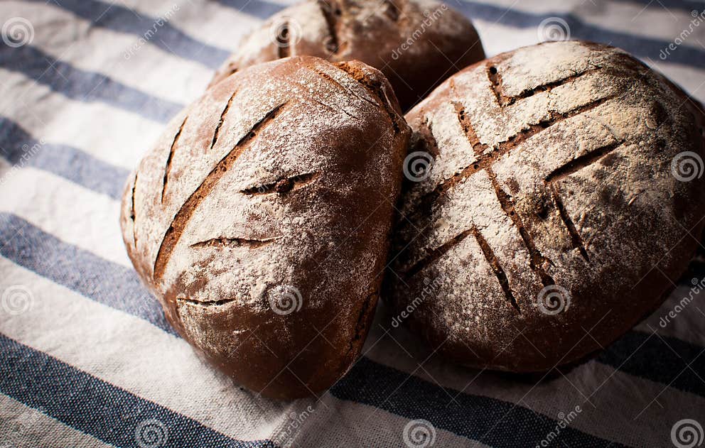 Rustic bread stock image. Image of food, health, dark - 67365365