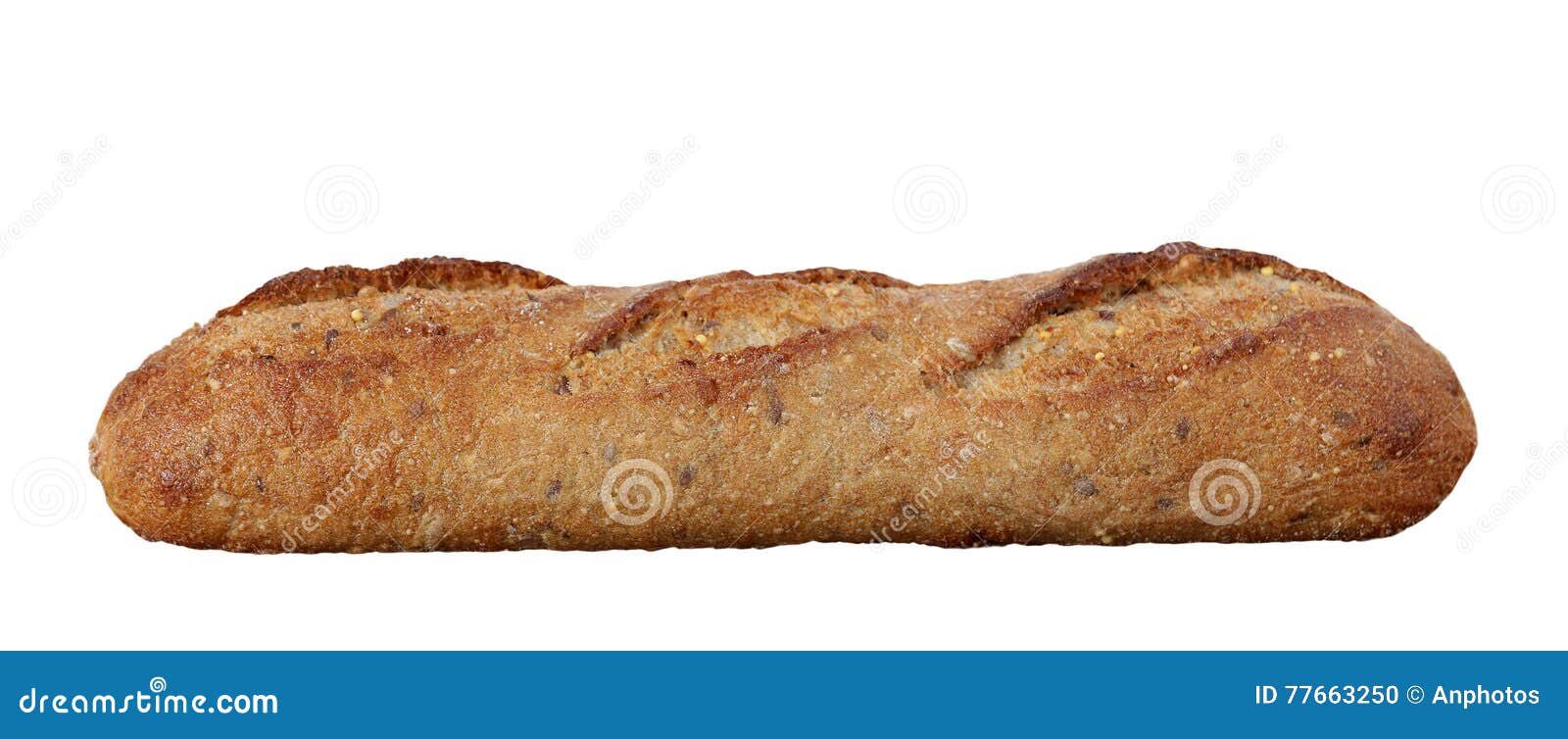 Rustic bread stock photo. Image of grain, stick, breakfast - 77663250