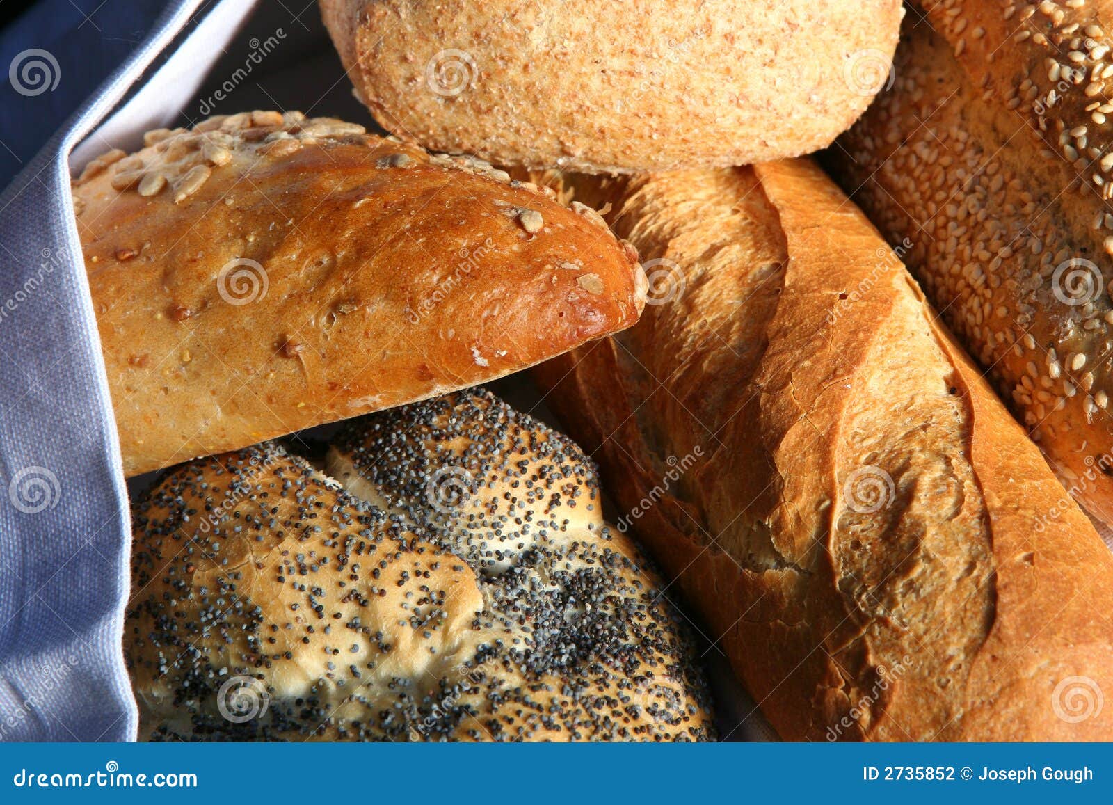 Rustic Breads stock photo. Image of seeded, food, bakery - 2735852