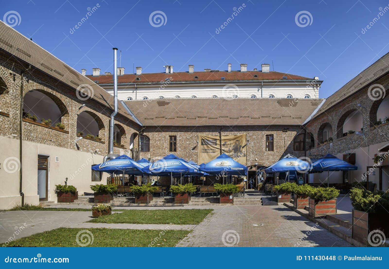 Rustic Brewery Located in Central Zone, Timisoara. Editorial Stock ...