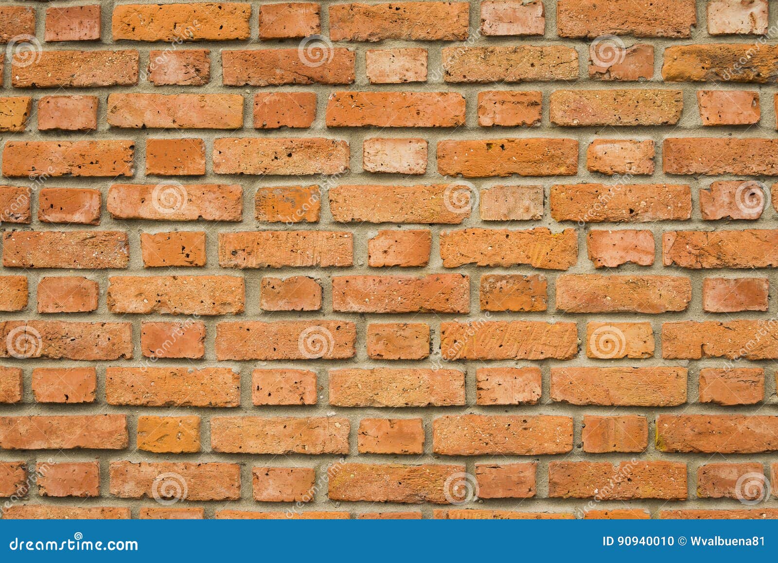 Rustic Wall Made by Old Style Red Brick Stock Photo - Image of stone ...