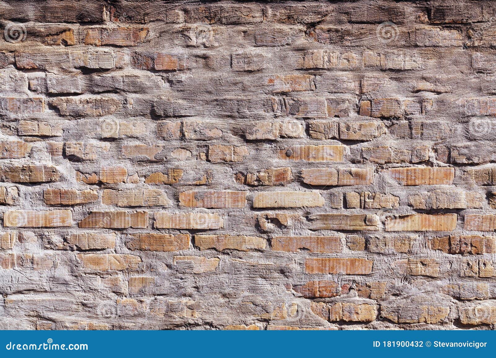 Rustic Brick Wall Surface Background Stock Image | CartoonDealer.com ...