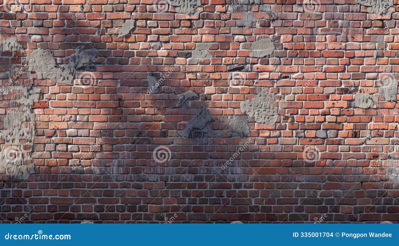Rustic Brick Wall with Exposed Texture Stock Illustration ...