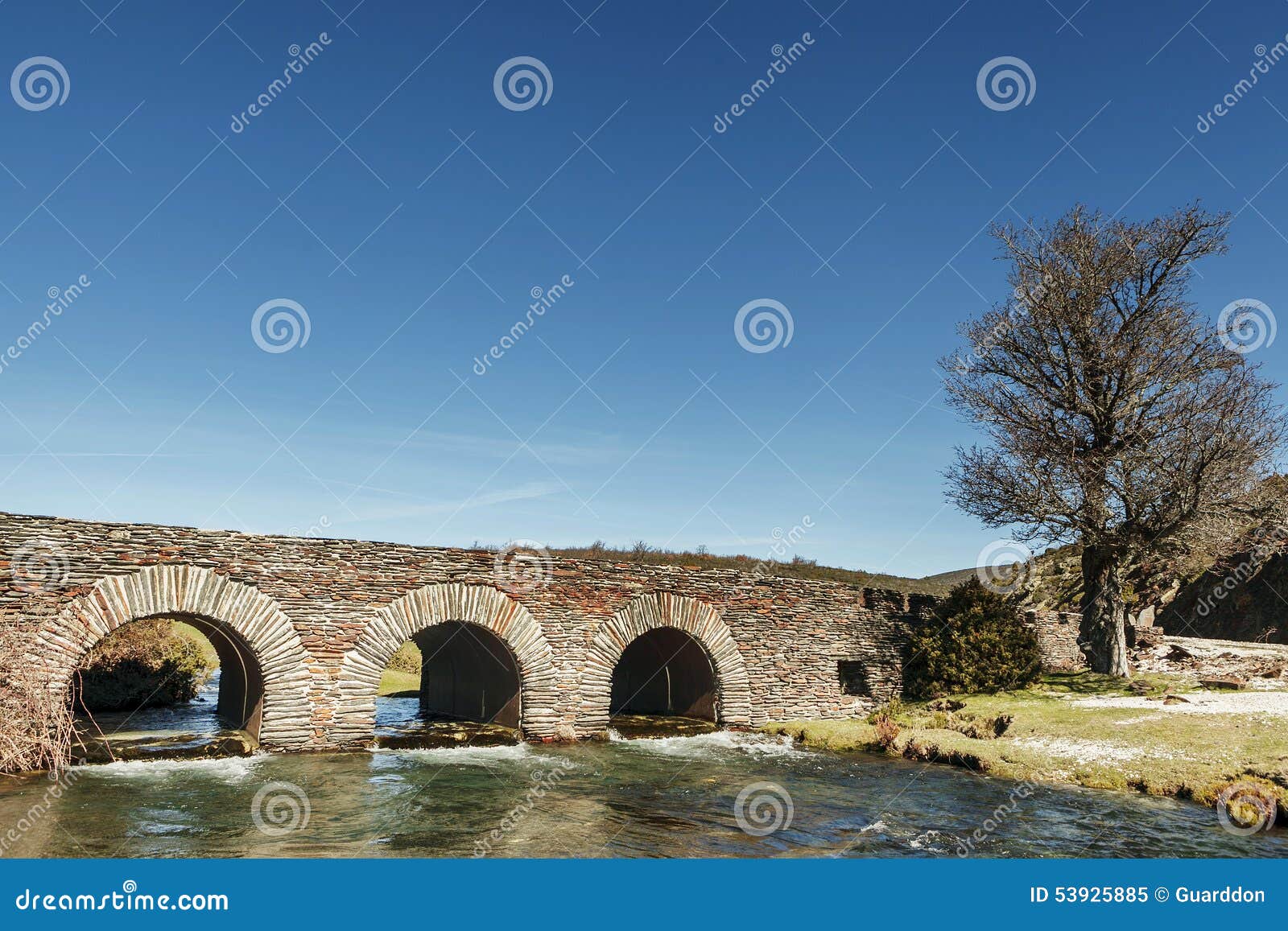 A Rustic Bridge Rail Stock Photo | CartoonDealer.com #14873172