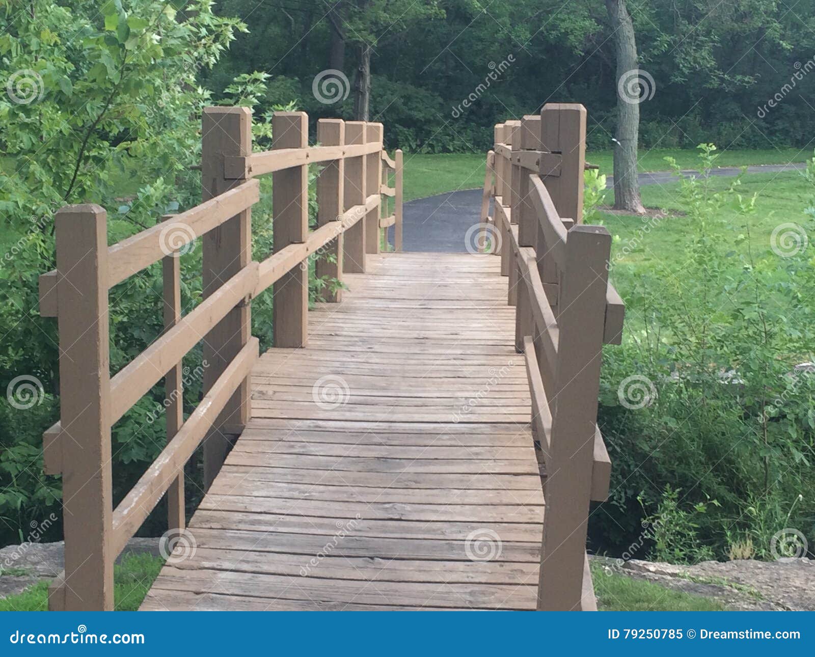 Rustic bridge stock image. Image of walks, bridge, rustic - 79250785