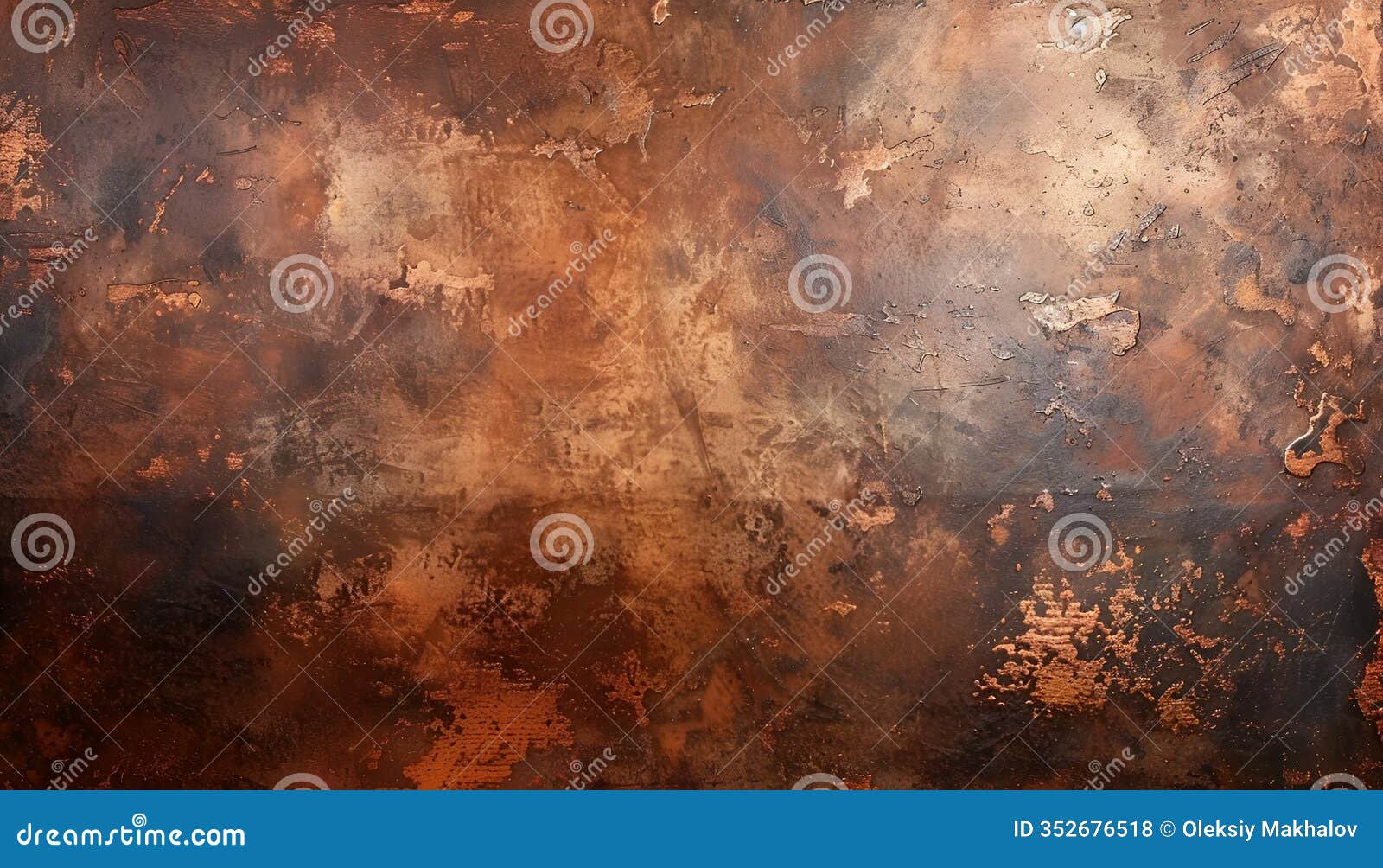 Rustic Bronze Copper Texture Background Aged Grunge Effect Abstract ...