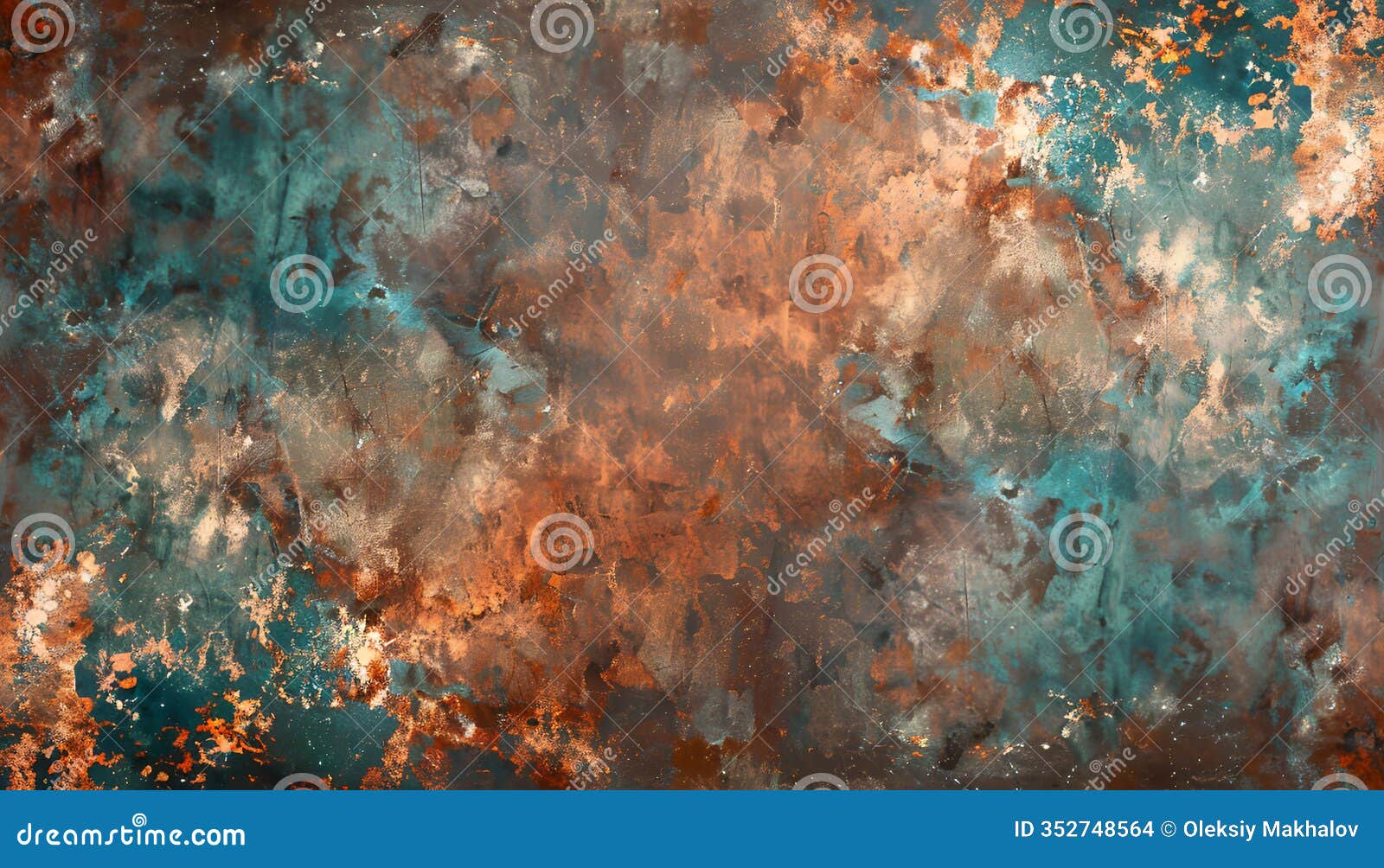 Rustic Bronze Copper Texture Background Aged Grunge Effect Abstract ...