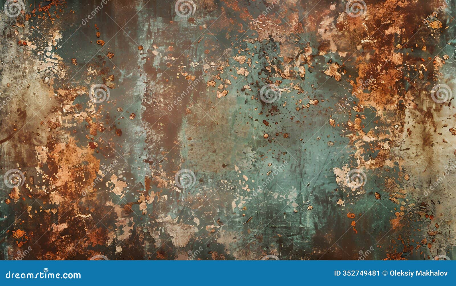 Rustic Bronze Copper Texture Background Aged Grunge Effect Abstract ...