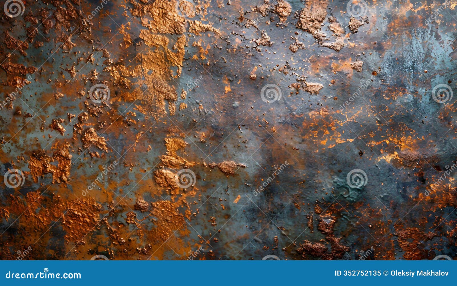 Rustic Bronze Copper Texture Background Aged Grunge Effect Abstract ...