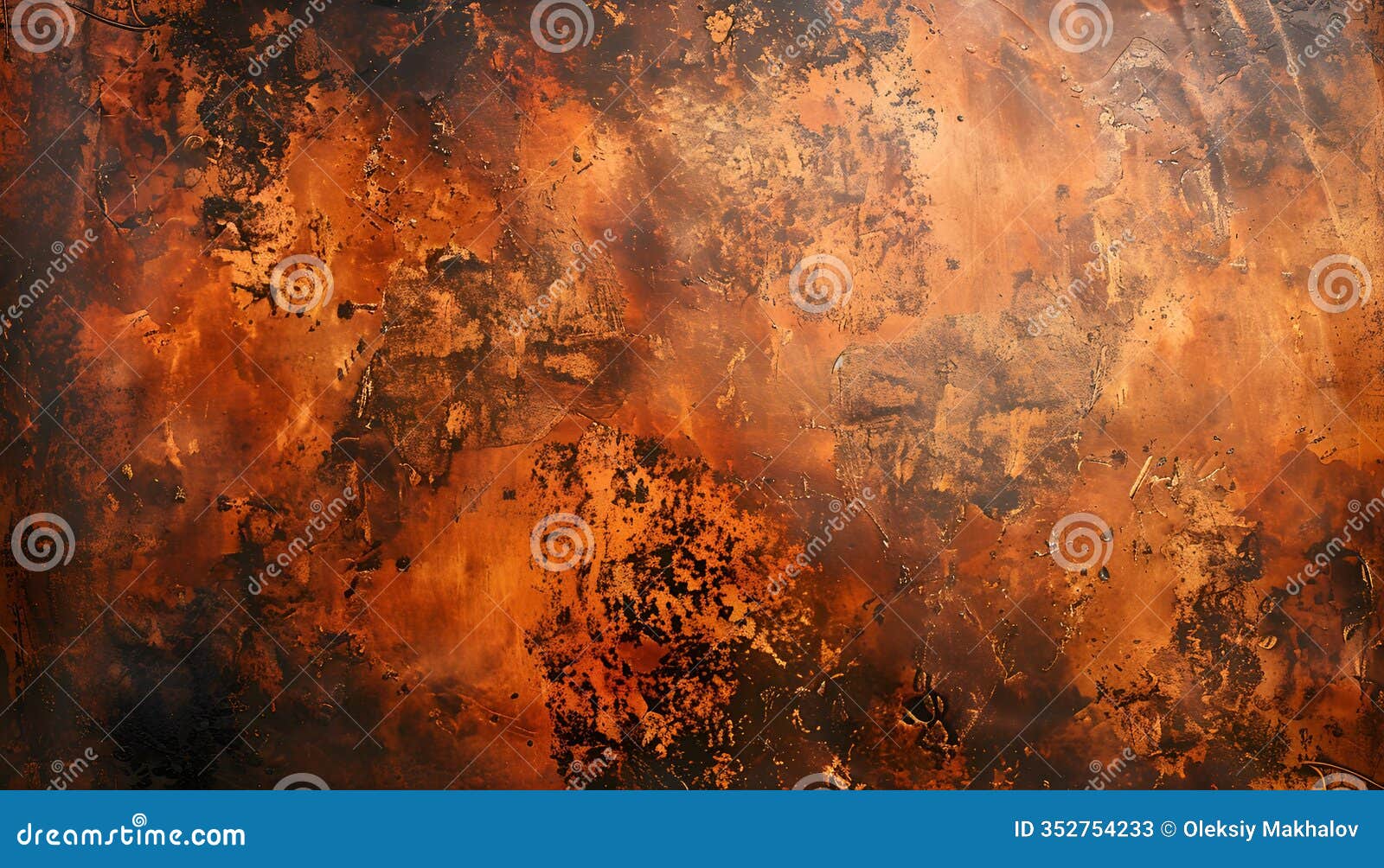 Rustic Bronze Copper Texture Background Aged Grunge Effect Abstract ...