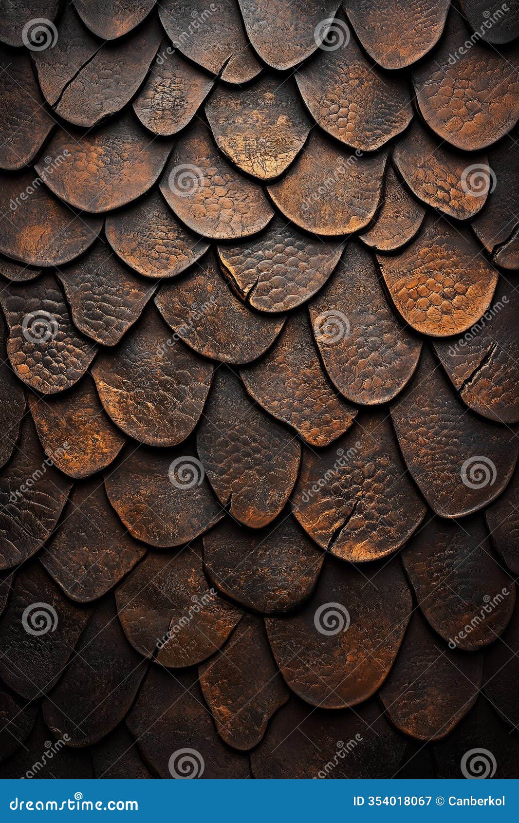 Rustic Bronze Scale Textured Background with Metallic Finish Stock ...