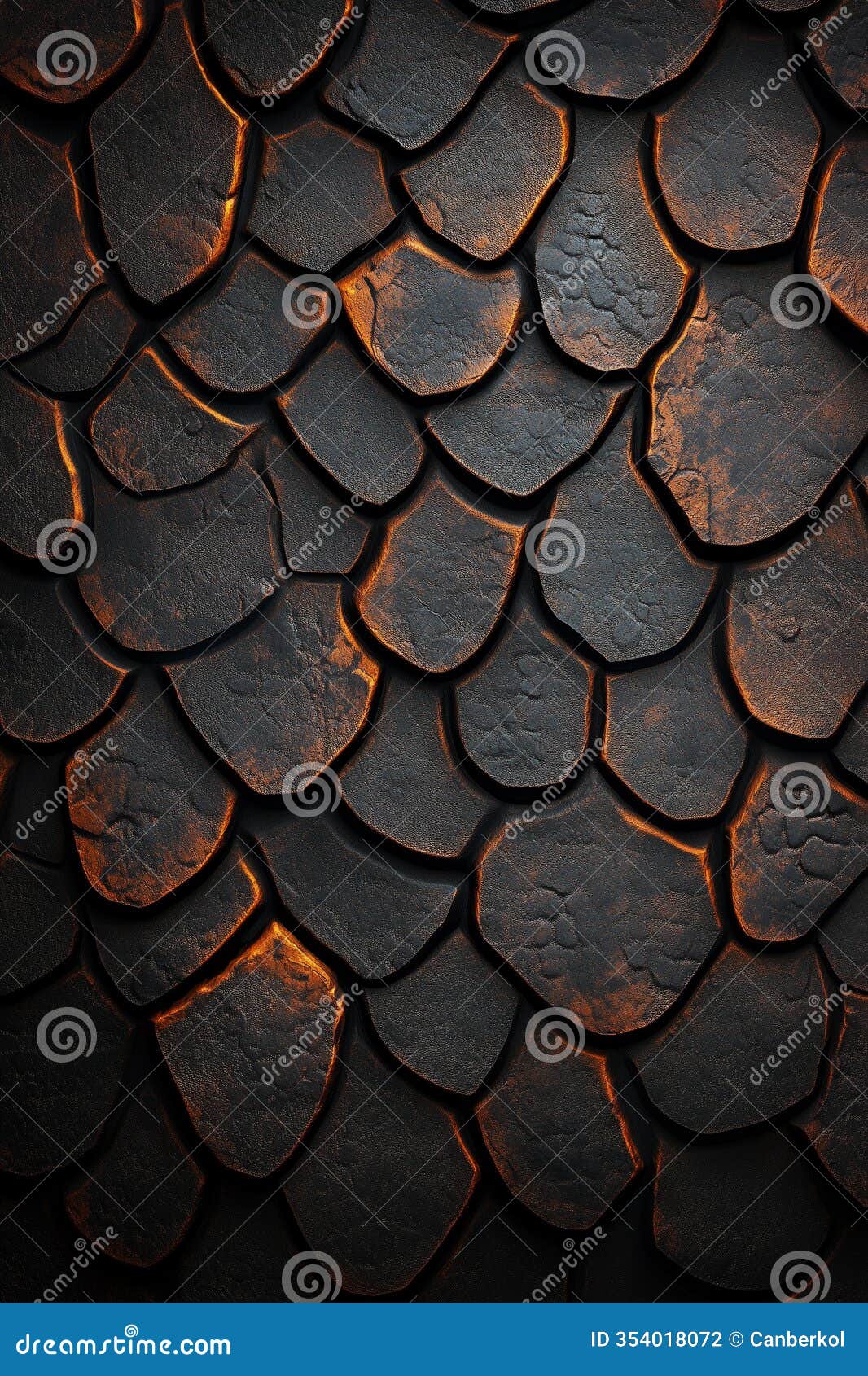 Rustic Bronze Scale Textured Background with Metallic Finish Stock ...