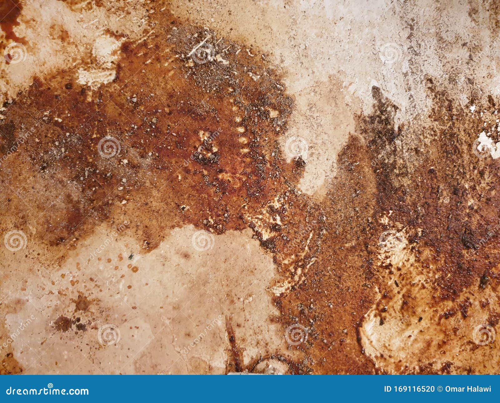 Rustic Brown Metal Plate Background Stock Photo - Image of rust ...