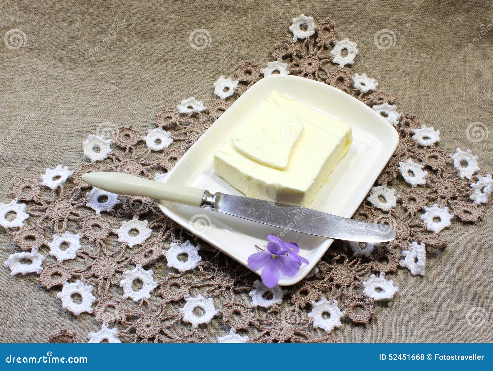 Rustic butter stock photo. Image of eating, traditional - 52451668
