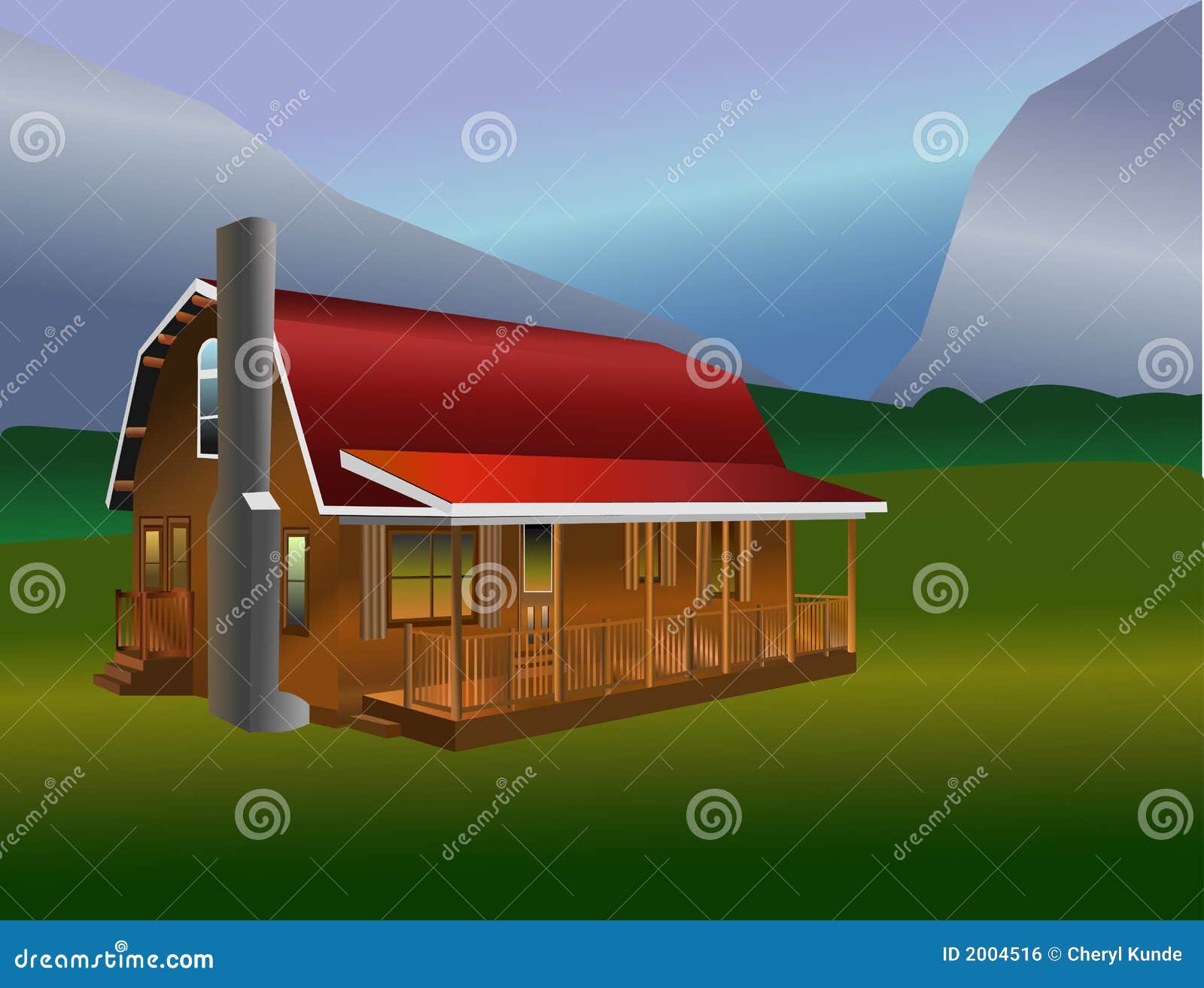 Rustic Cabin Stock Illustrations – 1,602 Rustic Cabin Stock ...
