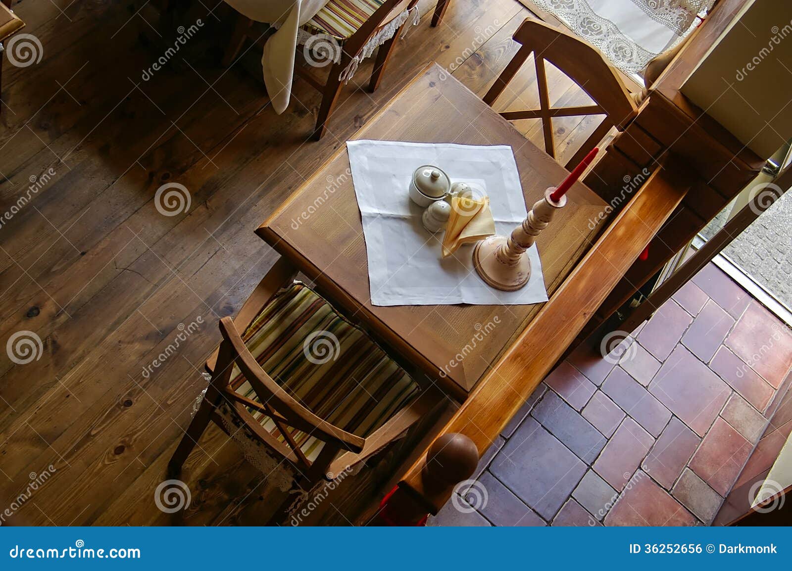 Rustic cafe table for two stock photo. Image of delightful - 36252656