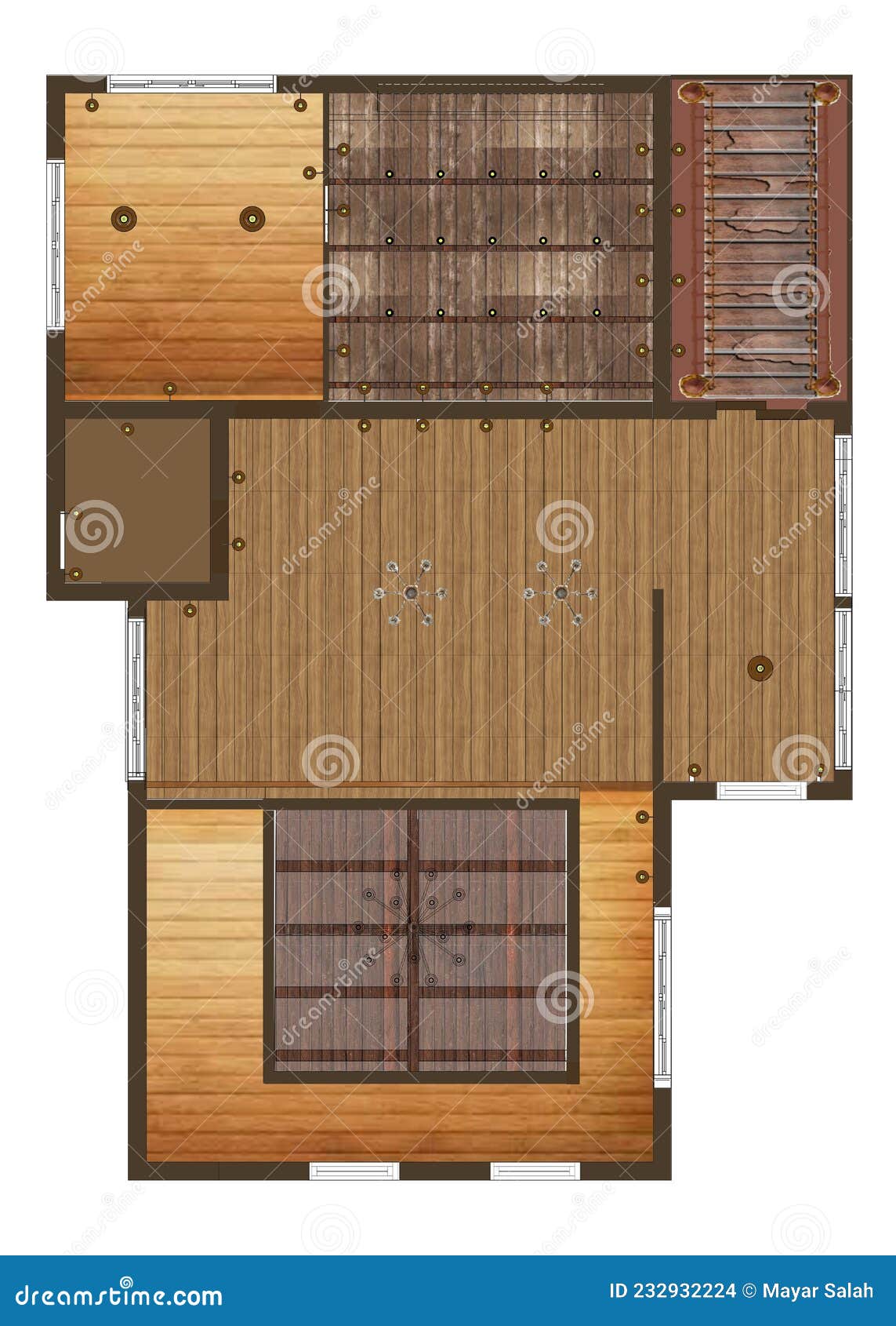 Rustic Ceiling Design for Villa Stock Photo - Image of villa ...