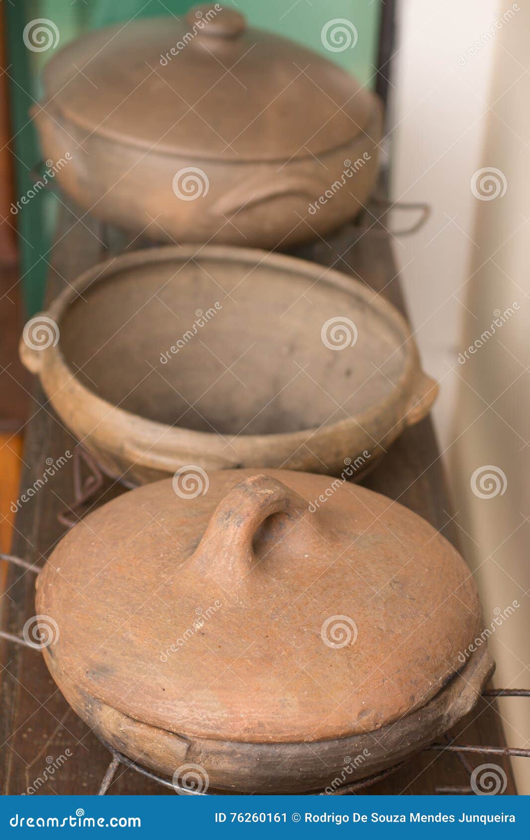 Rustic Ceramic Crock pot stock image. Image of small - 76260161