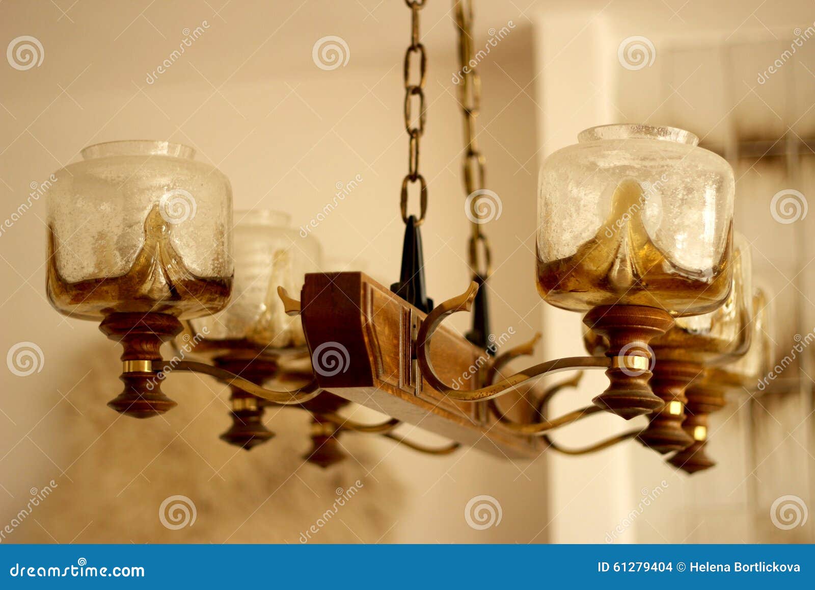 Rustic Chandelier with Chain Stock Photo - Image of chandelier, white ...