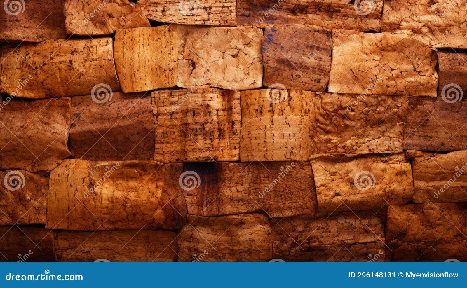 A Close Up of a Wall of Corks Texture Stock Illustration - Illustration ...