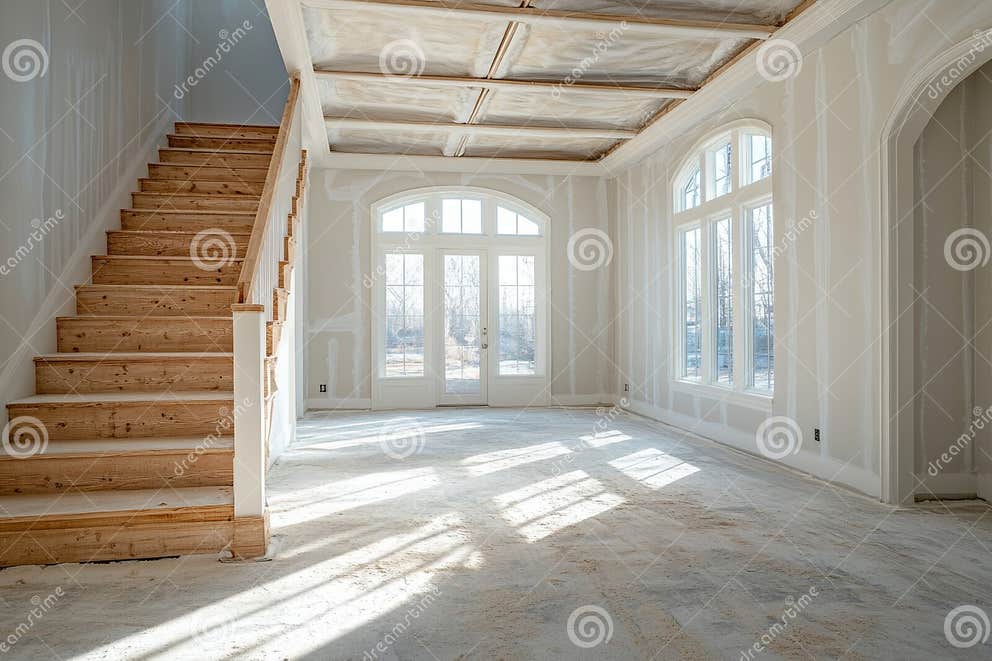 Rustic Charm in an Unfinished Basement Featuring Wood Frames and ...