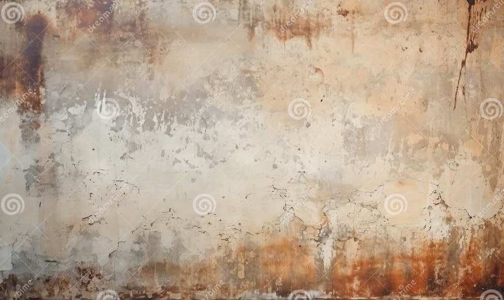 Rustic Charm: a Weathered Wall with Earthy Tones and Hints of Decay ...