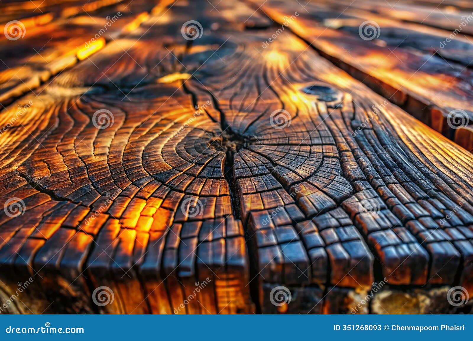 Rustic Charred Wood Table a Study in Texture and Composition Using the ...
