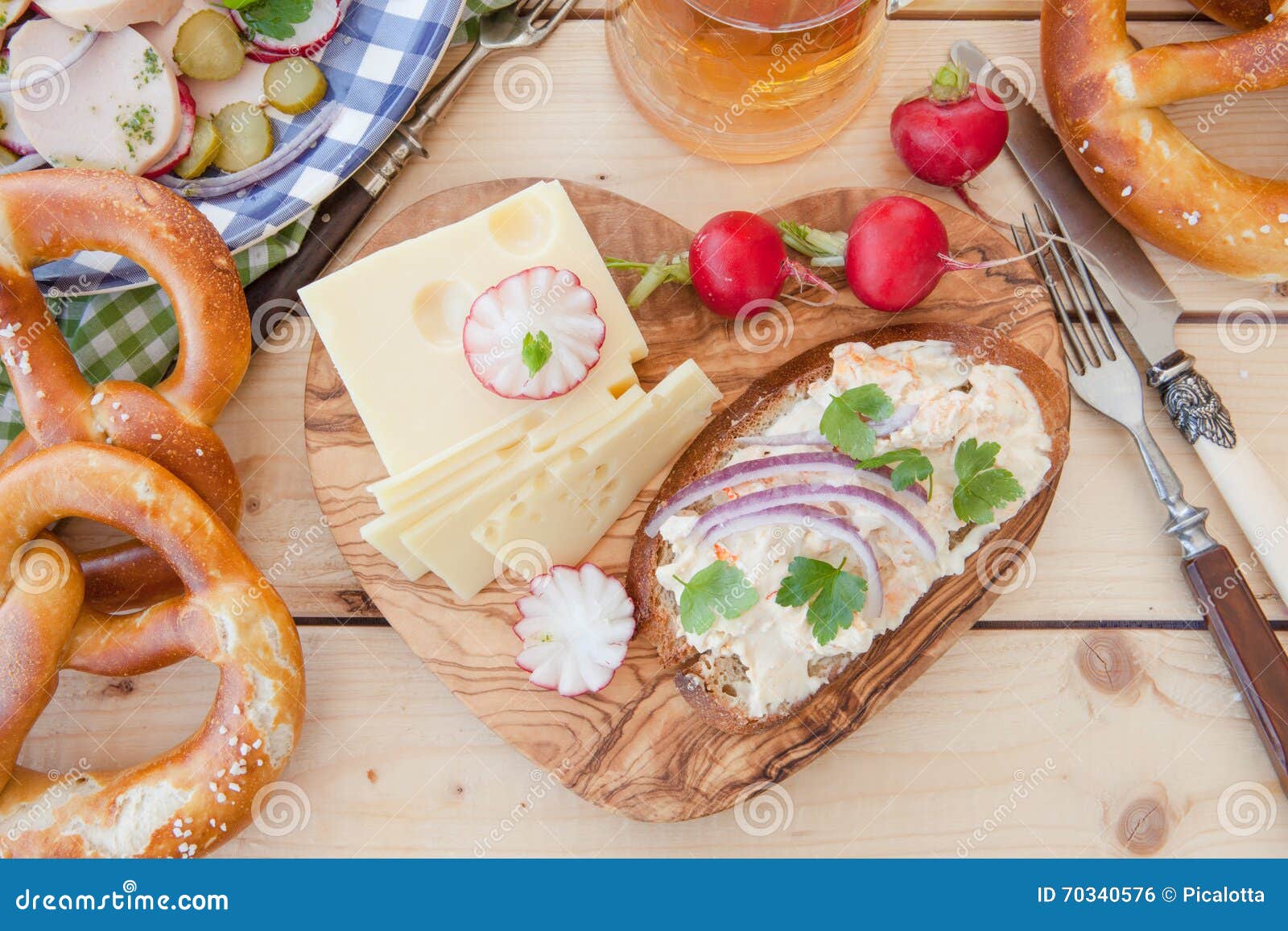 Rustic cheese platter stock photo. Image of bavaria, cutlery - 70340576