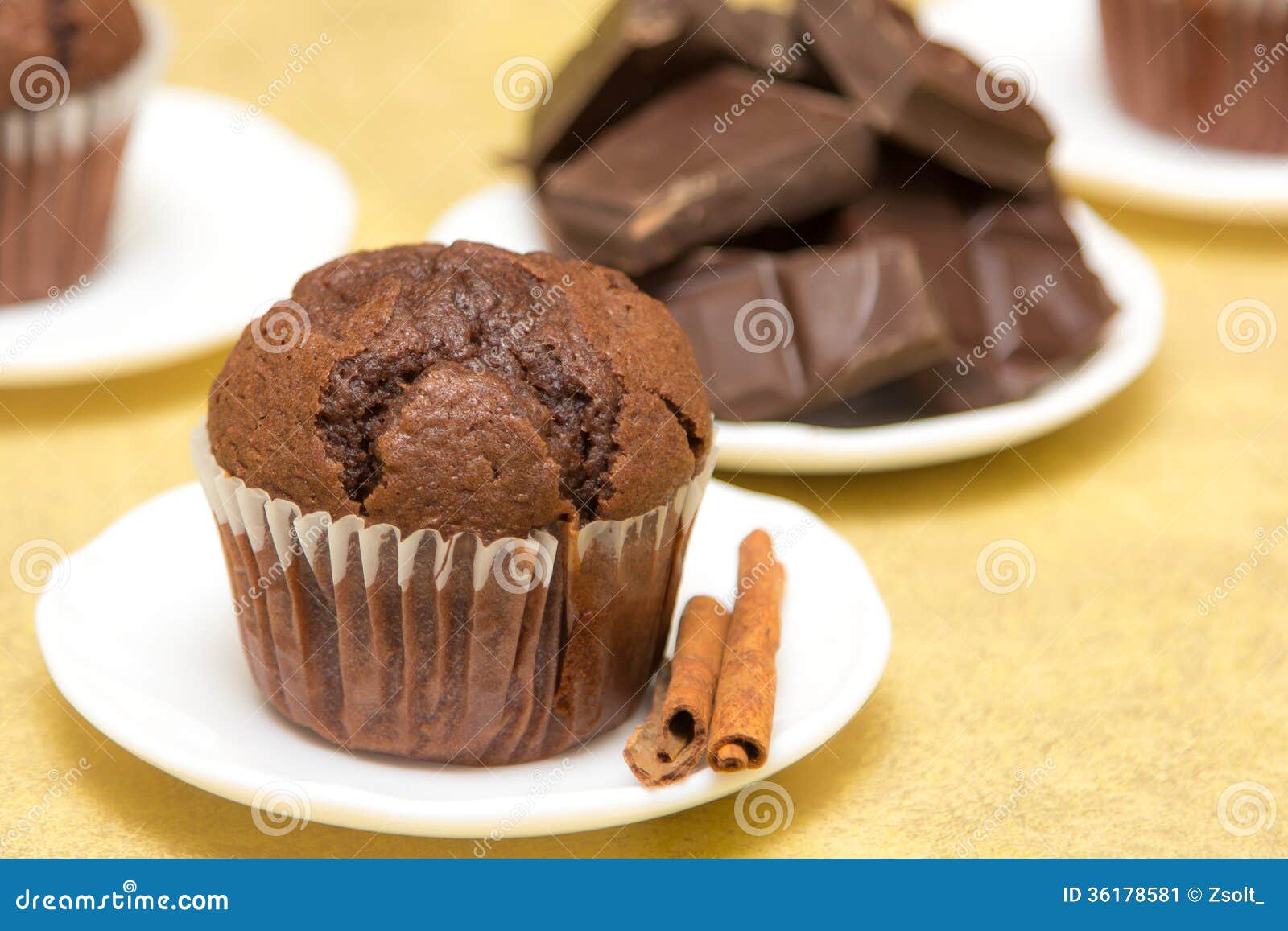 Rustic chocolate muffin stock image. Image of eating - 36178581