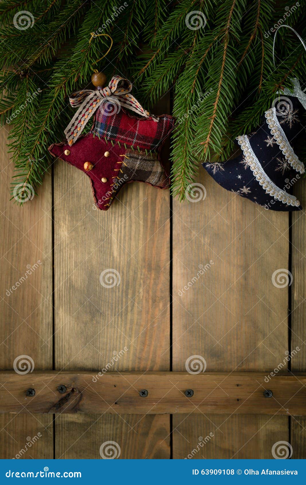 Rustic christmas backdrop stock photo. Image of banner - 63909108