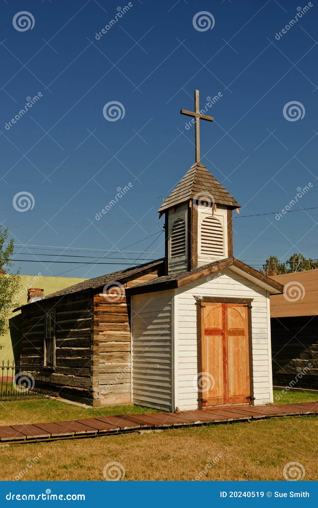 Rustic Church stock image. Image of steeple, historic - 20240519