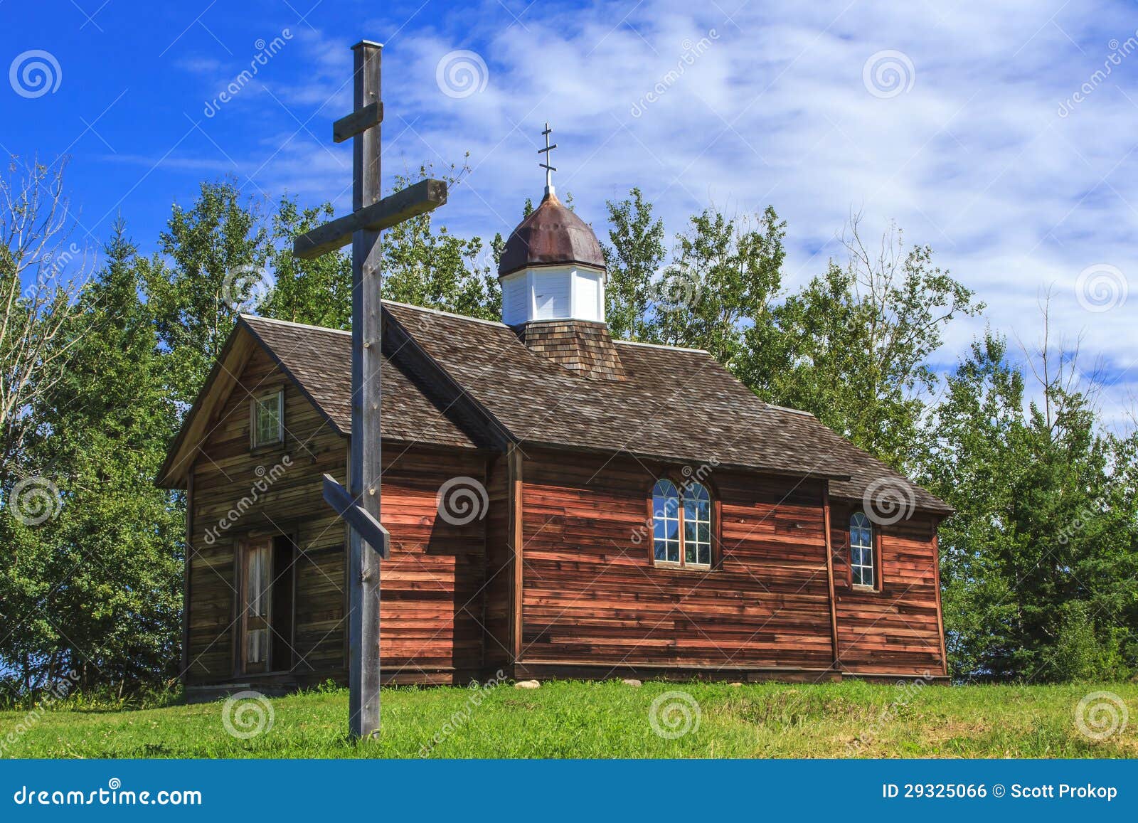 Rustic Church stock photo. Image of architecture, wooden - 29325066